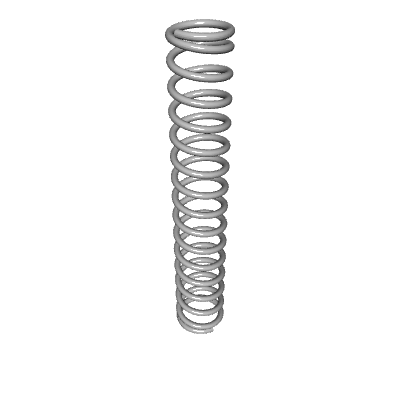 Compression Spring, OD 0.102 in, FL 0.625 in, Stainless Steel Type 316 ...