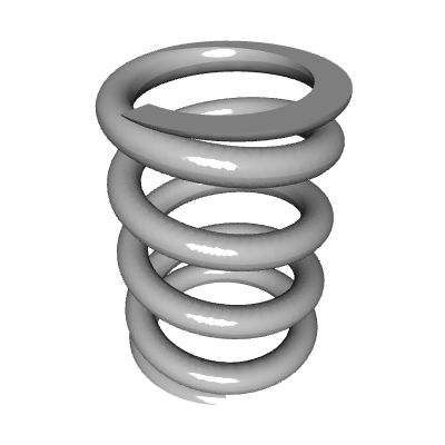 Compression Spring, OD 0.18 in, FL 0.25 in, Music Wire, P/N LC 026B 01 ...