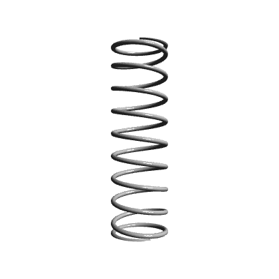 Compression Spring, OD 1.218 in, FL 4 in, Stainless Steel Type 316, P/N ...