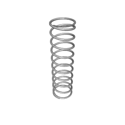 Compression Spring, OD 1.218 in, FL 4.5 in, Stainless Steel, P/N LC ...