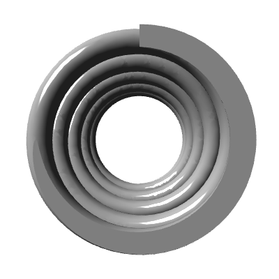 Compression Spring, OD 0.886 in, FL 1.417 in, Music Wire, P/N LCD250KL 01 M