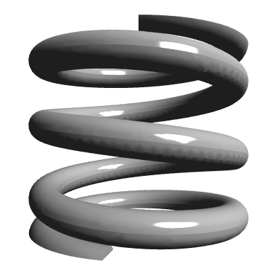 Compression Spring, OD 1.218 in, FL 1 in, Stainless Steel, P/N LHC 162N 0AS