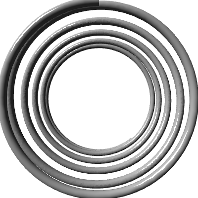 Compression Spring, OD 2.875 in, FL 3 in, Stainless Steel Type 316, P/N ...