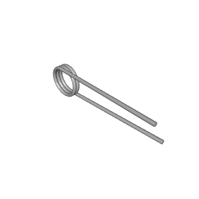 Torsion Spring, OD 0.709 in, 43 Degree, Stainless Steel, P/N LTML200W ...