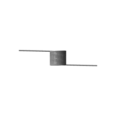 Torsion Spring, OD 0.551 in, 372 Degree, Stainless Steel, P/N LTMR100T ...