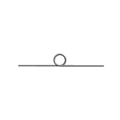 Torsion Spring, OD 0.709 in, 52 Degree, Stainless Steel, P/N LTMR200W ...