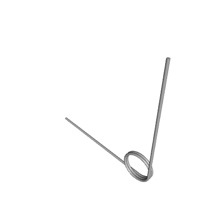 Torsion Spring, OD 0.261 in, FL in, Stainless Steel, P/N LTR021D 07 S