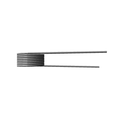 Torsion Spring, OD 0.751 in, 360 Degree, Stainless Steel, P/N LTR045H ...