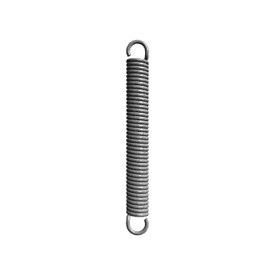 Extension Spring, OD 0.12 in, FL 1 in, Stainless Steel, P/N MS24586-C15